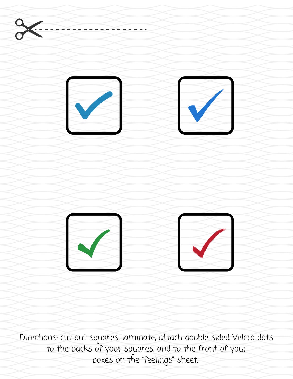 Daily Feelings Chart, BOY, Emotions, INSTANT Download, Printable ...