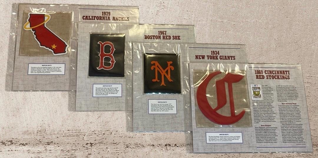 Lot (4) of Vintage BASEBALL Team Patches - Willabee & Ward Cooperstown ...