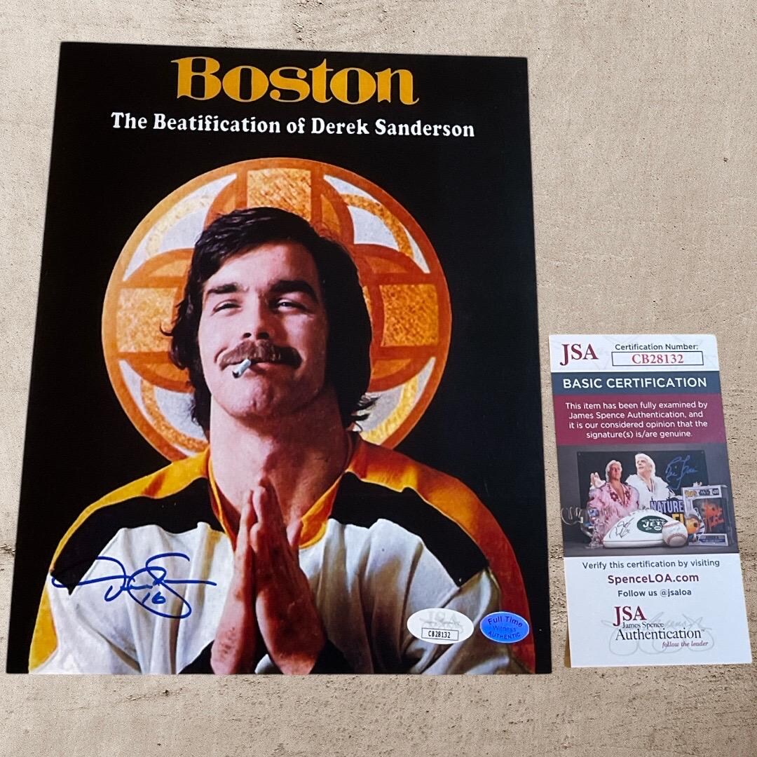 Boston Bruins DEREK SANDERSON Signed 8x10 Photo With JSA Coa! - Etsy