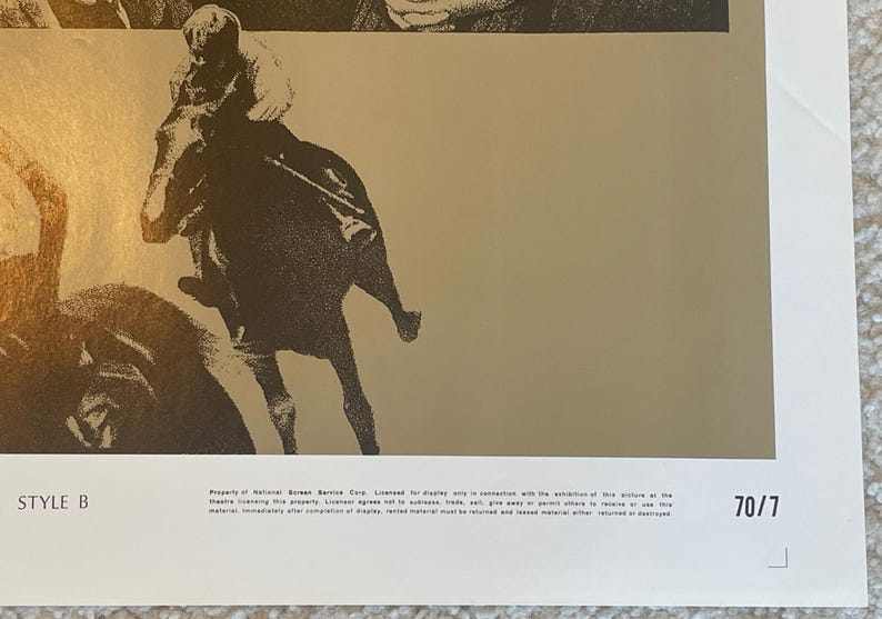 Original 1969 Steve Mcqueen "the Reivers" Style-b Movie Poster! - Etsy