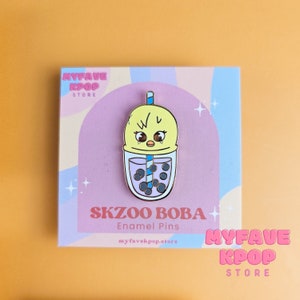 Stray Kids SKZOO BOBA Enamel Pin Kpop Merch Bag Accessories Skz Gift ...