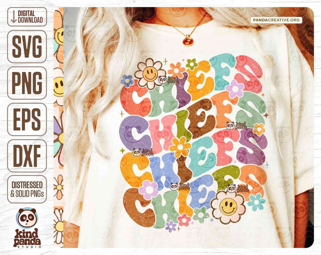 Floral Chiefs SVG PNG, Retro Mascot Shirt DTF Design, Groovy American ...