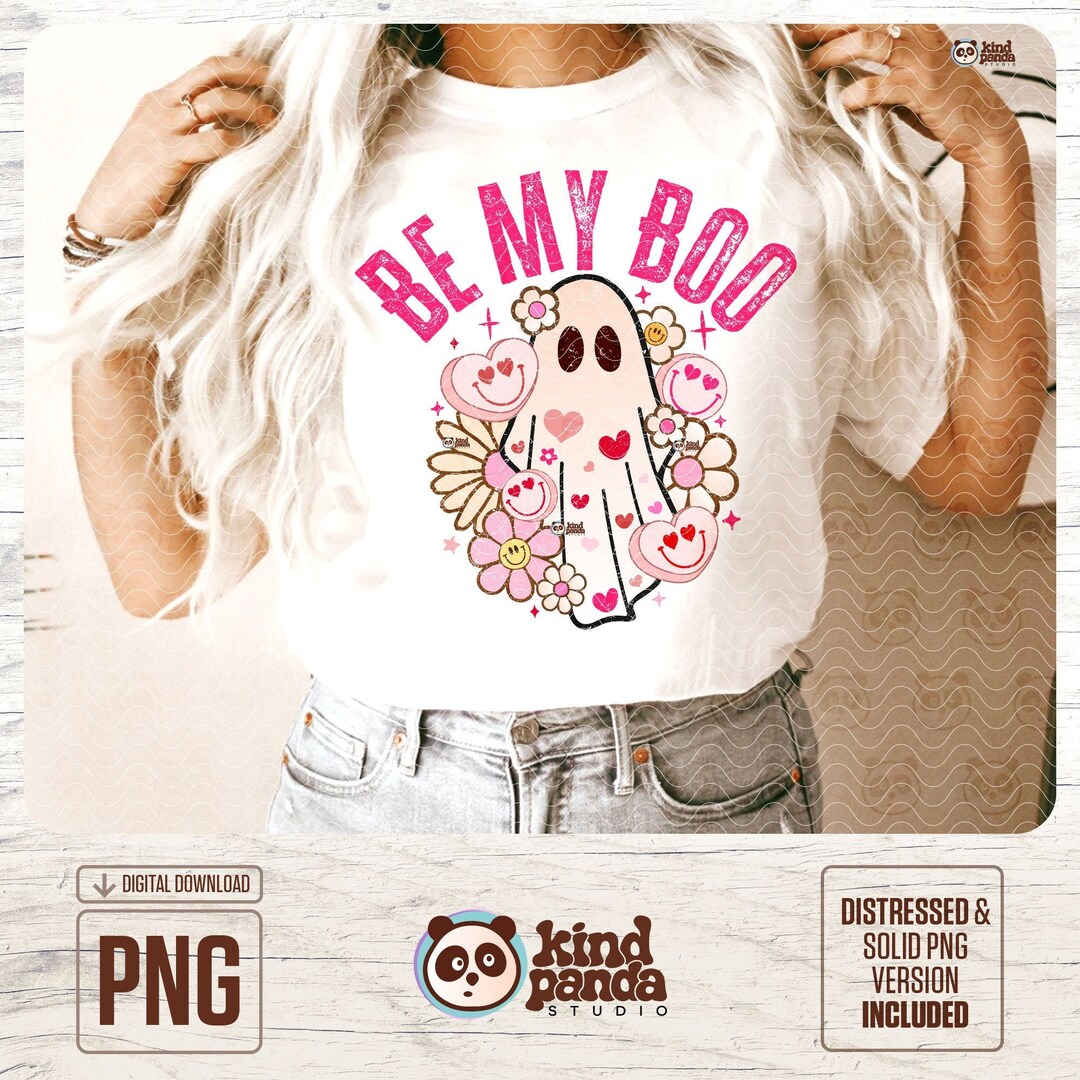 Be My Boo Png, Valentines Ghost Png, Spooky Valentines Day Png ...