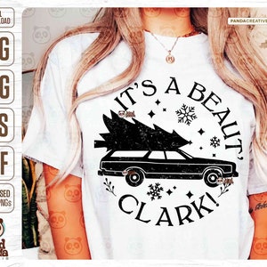 It's a Beaut Clark PNG SVG, Funny Christmas Shirt DTF Transfer, Holiday ...