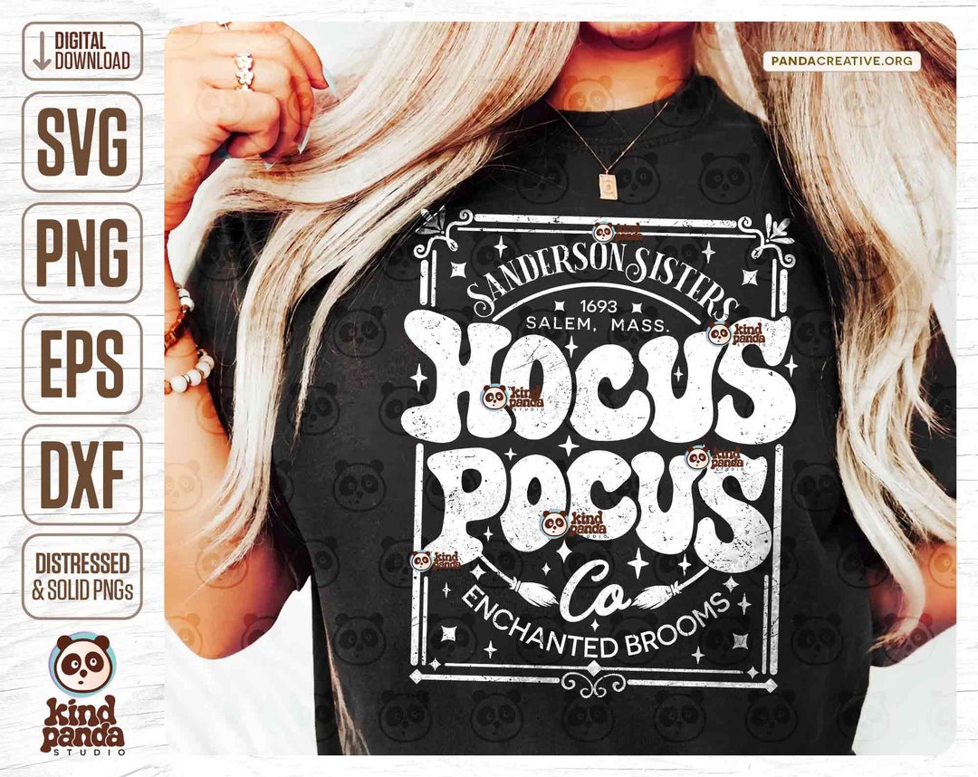 Groovy Hocus Pocus Co. SVG PNG DXF, Popular Halloween Dtf Transfer ...