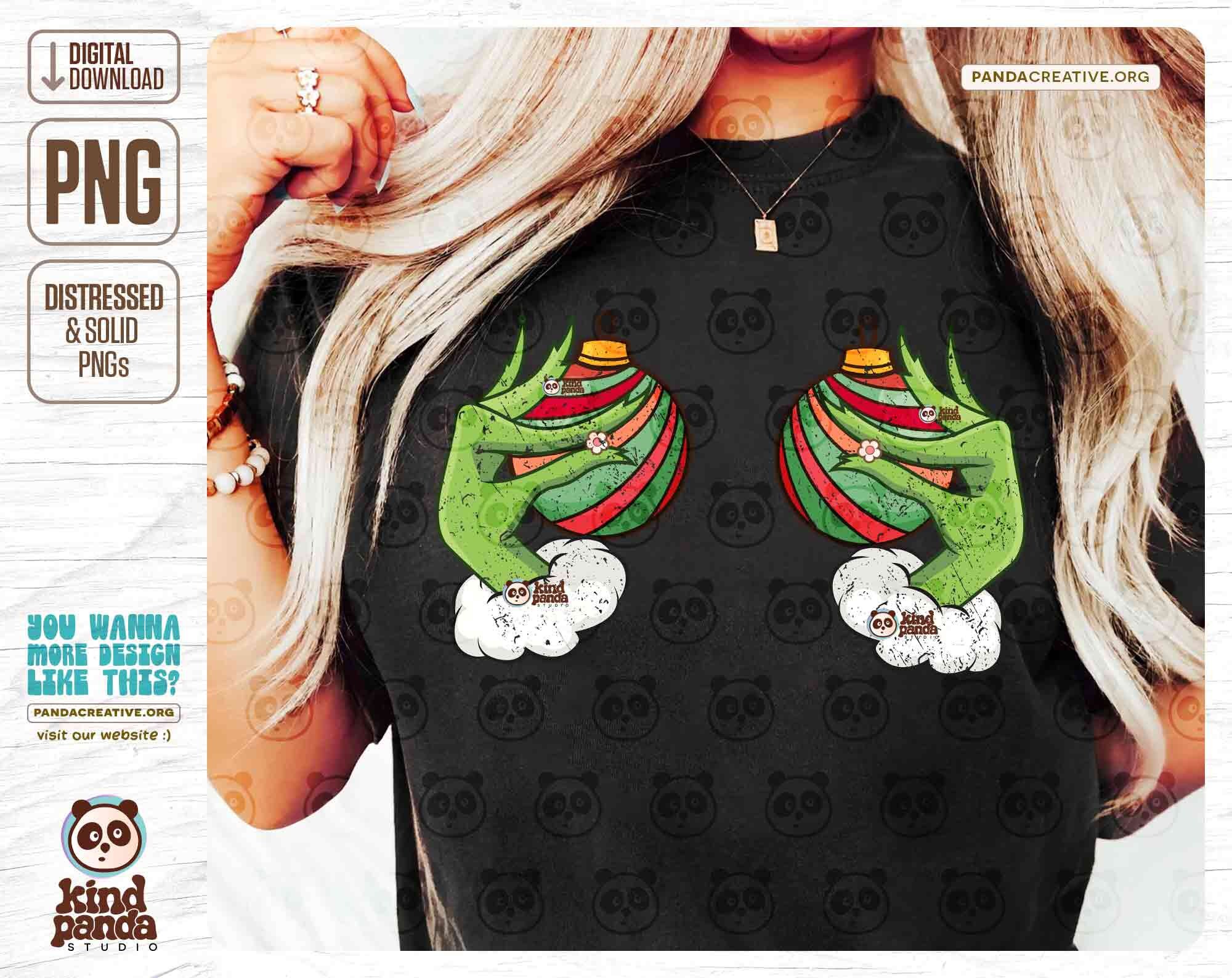 Christmas Boobs PNG Sublimation, Ornament Boobies Shirt Design, Funny ...