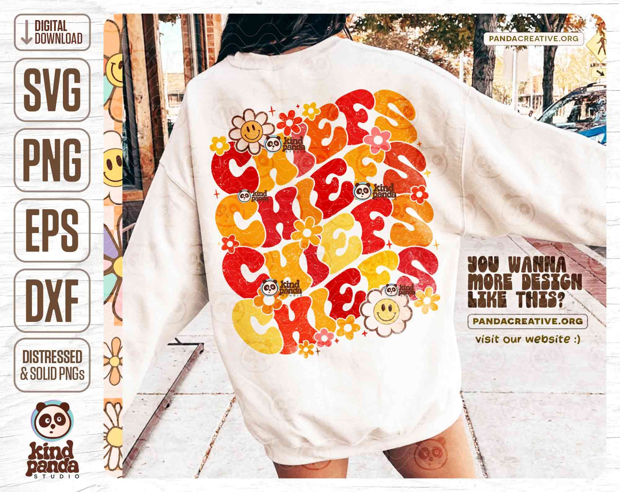 Retro Chiefs PNG SVG, Floral Mascot Shirt DTF Transfer, Groovy Game Day ...