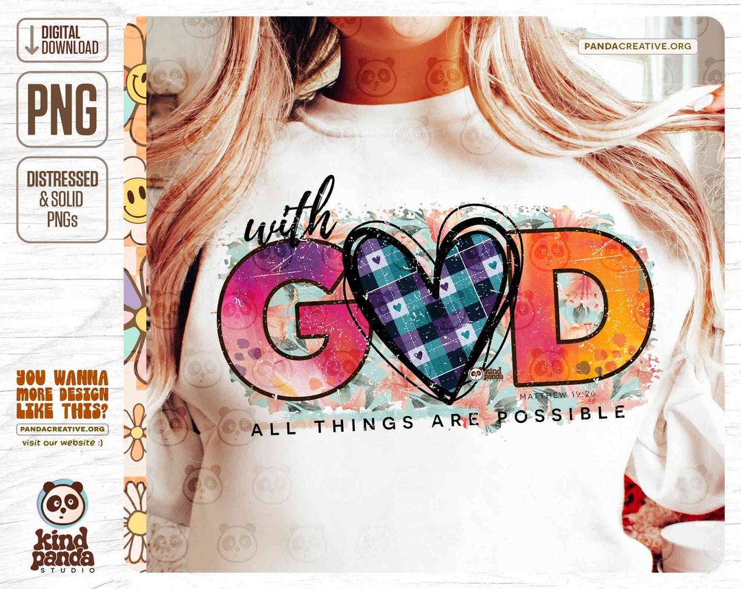 Retro God PNG Sublimation Design, Vintage Christian Shirt DTF Transfer ...