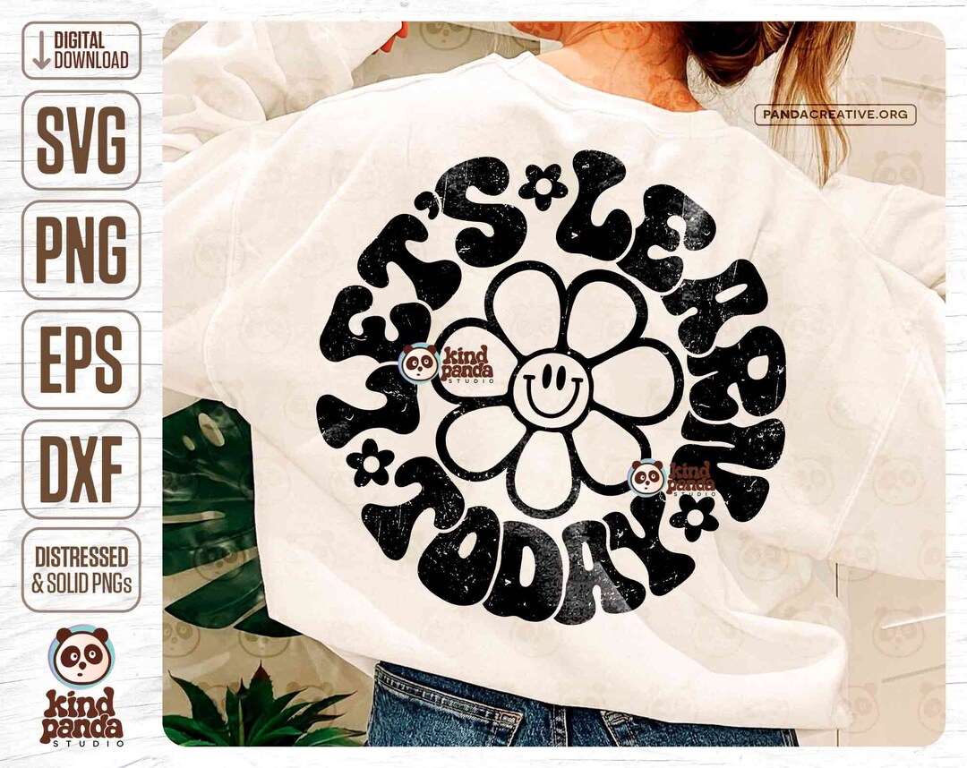 Smile Daisy Teacher SVG PNG DXF Let's Learn Today - Etsy