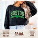 Lucky Boston PNG SVG, Retro Clover Png, Massachusetts T-shirt ...