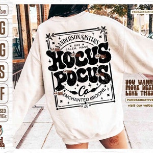 Groovy Hocus Pocus Co. SVG PNG DXF, Popular Halloween Dtf Transfer ...