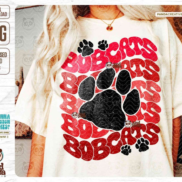 Red Bobcats Png - Etsy