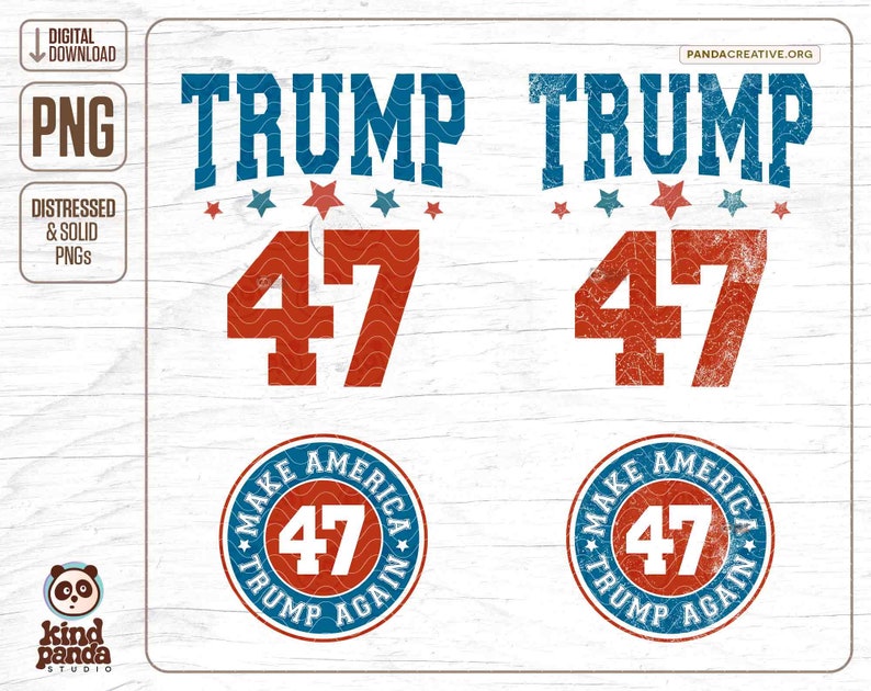 Distressed Trump 47 Png, MAGA Png, Make America Trump Again Png ...