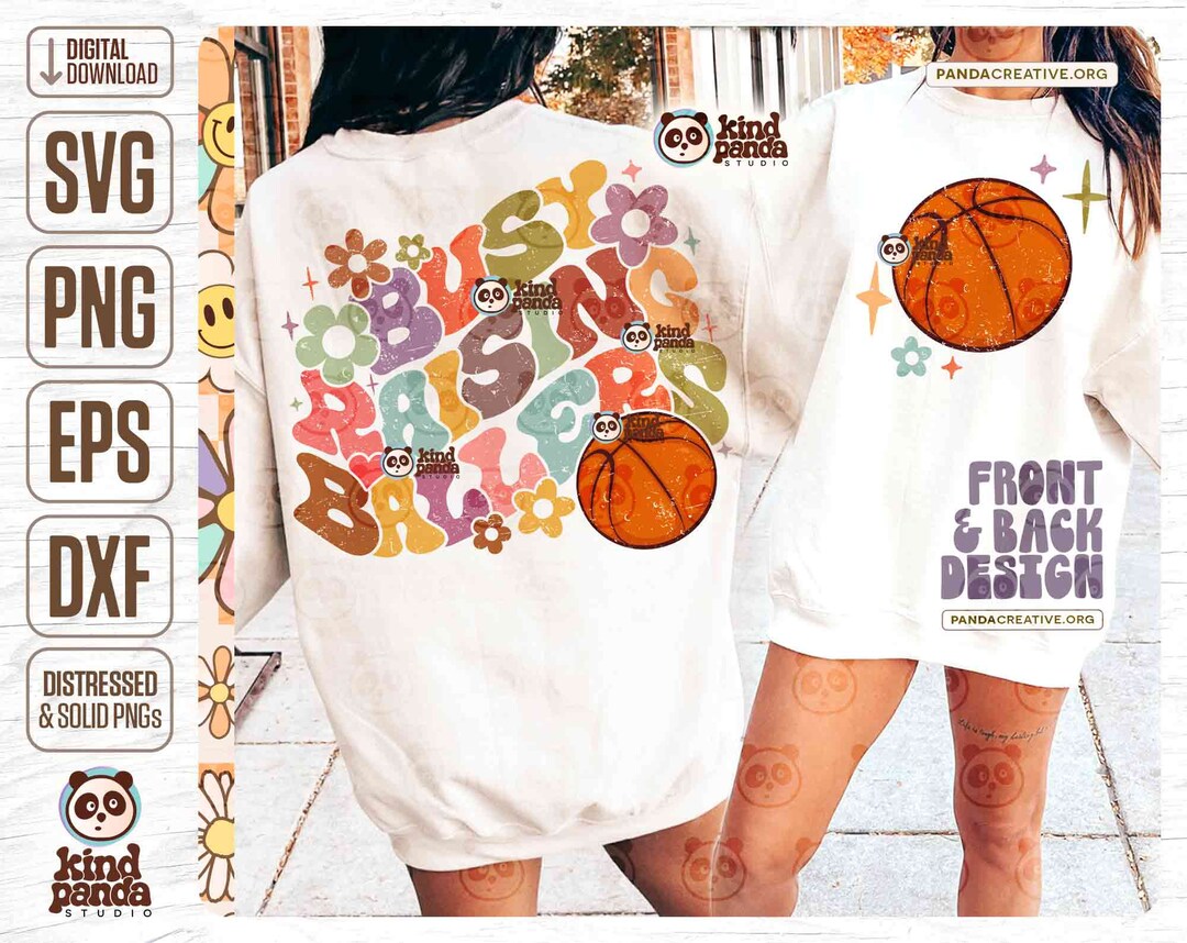 Retro Busy Raising Ballers SVG PNG Basketball Mama - Etsy