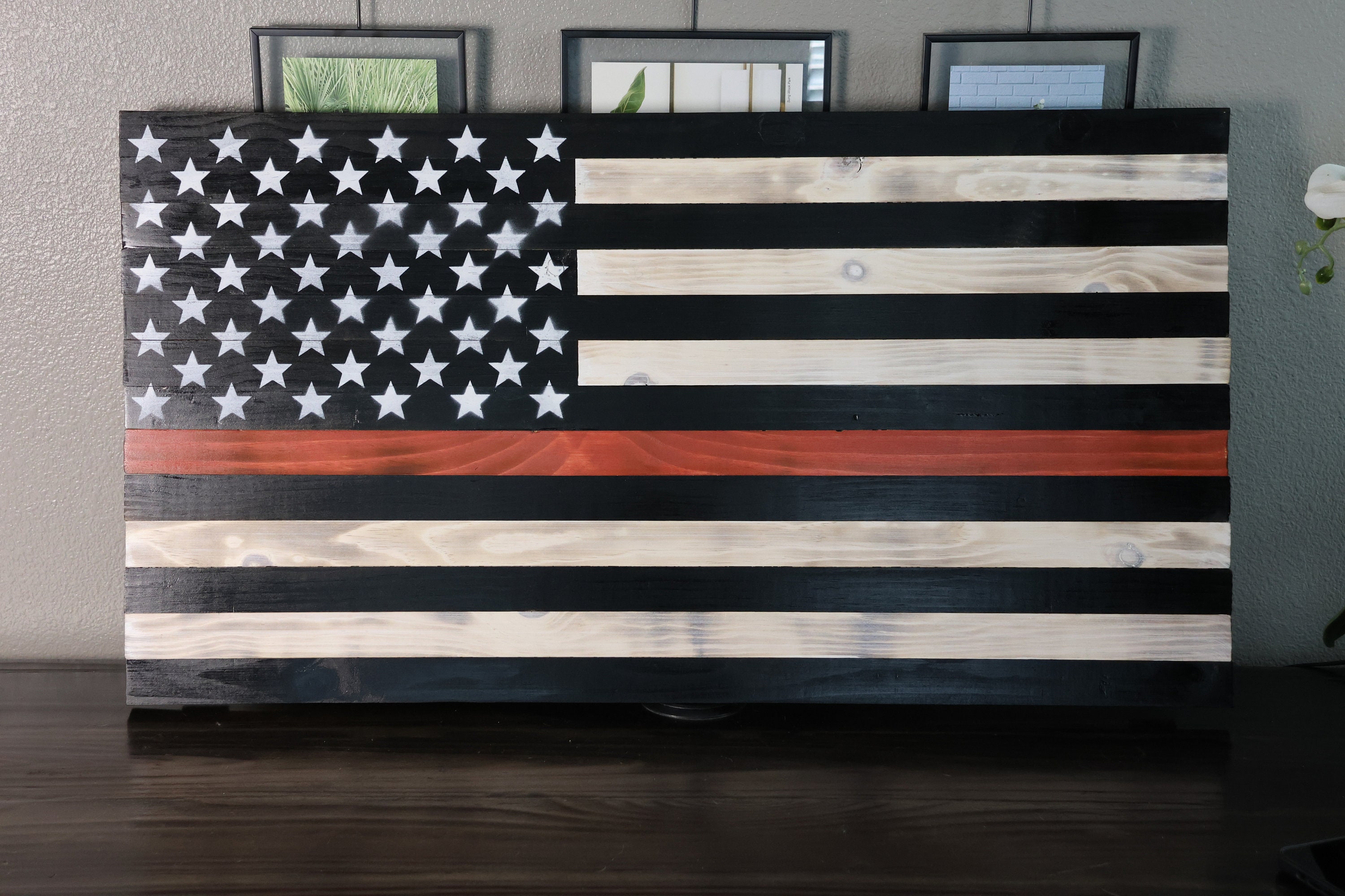 Rustic Wood American Flags and Custom - Etsy