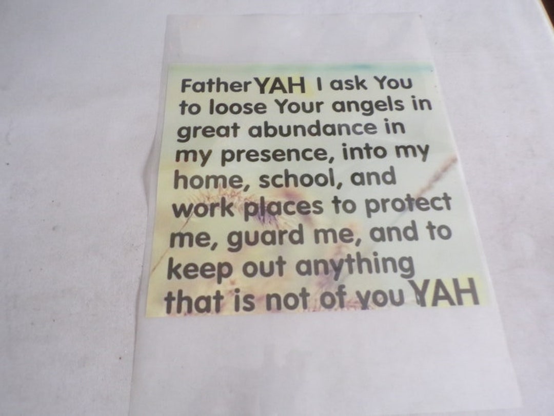 Father Yah I Ask You Iron on Patch - Etsy