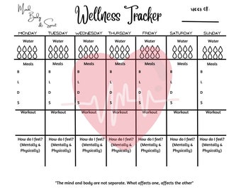 Digital Wellness and Mood Tracker Sleep Tracker Goodnotes Notability ...