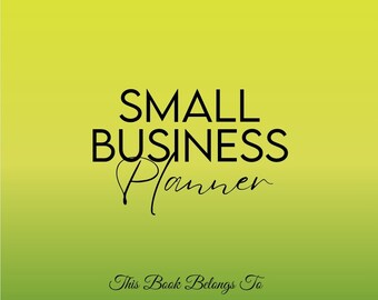 Editable Small Business Planner Templates in Canva | Small Business ...