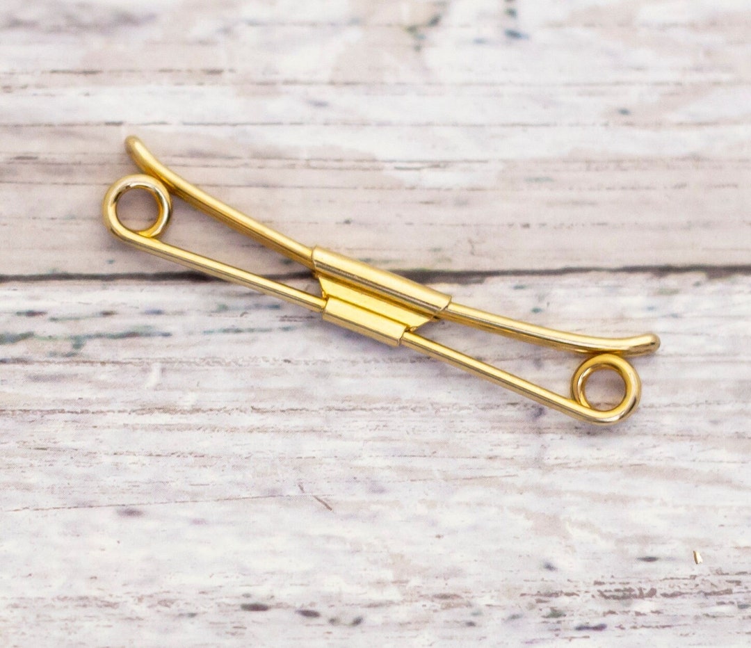 Vintage Minimalist Gold Tone Clip by Swank - CB10 - Etsy