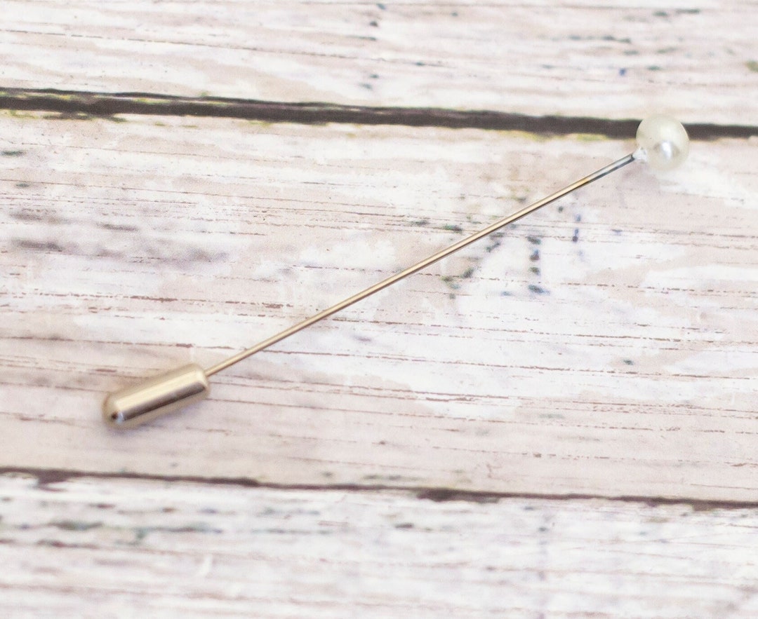 Vintage Mimimalist Pearl Mermaid Stick Pin - CB6 - Etsy