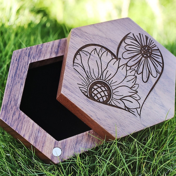 Sunflower Ring - Etsy