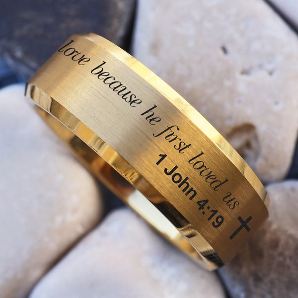 Bible Verse Ring - Etsy
