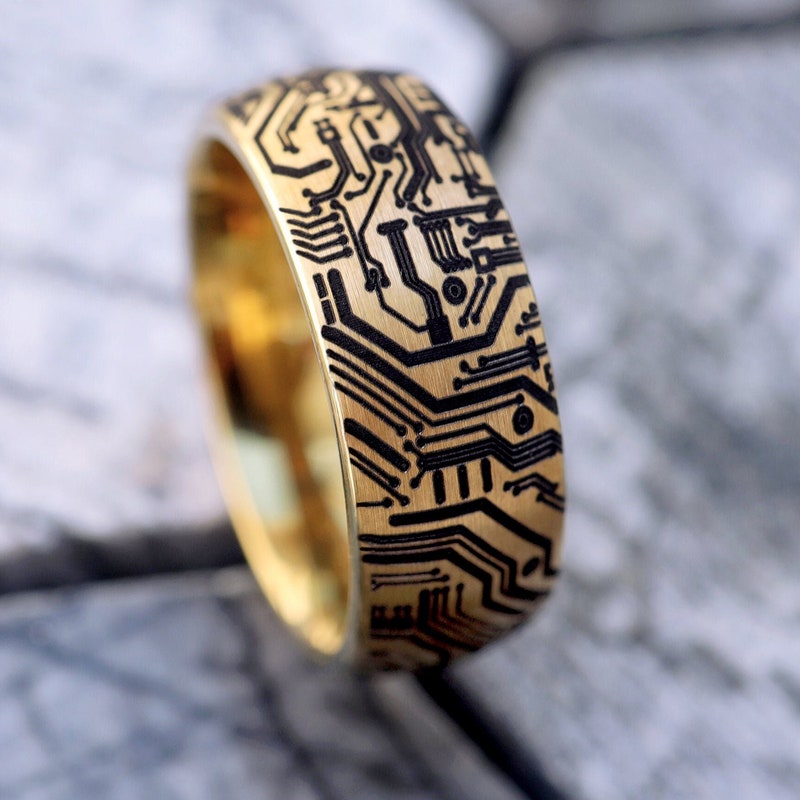 Circuit Board Ring - Etsy