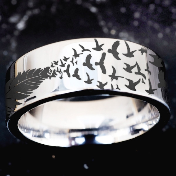 Bird Engagement Ring - Etsy