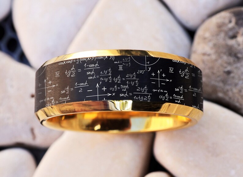 Math Wedding Ring Circuit Board Ring Programmer Gift - Etsy