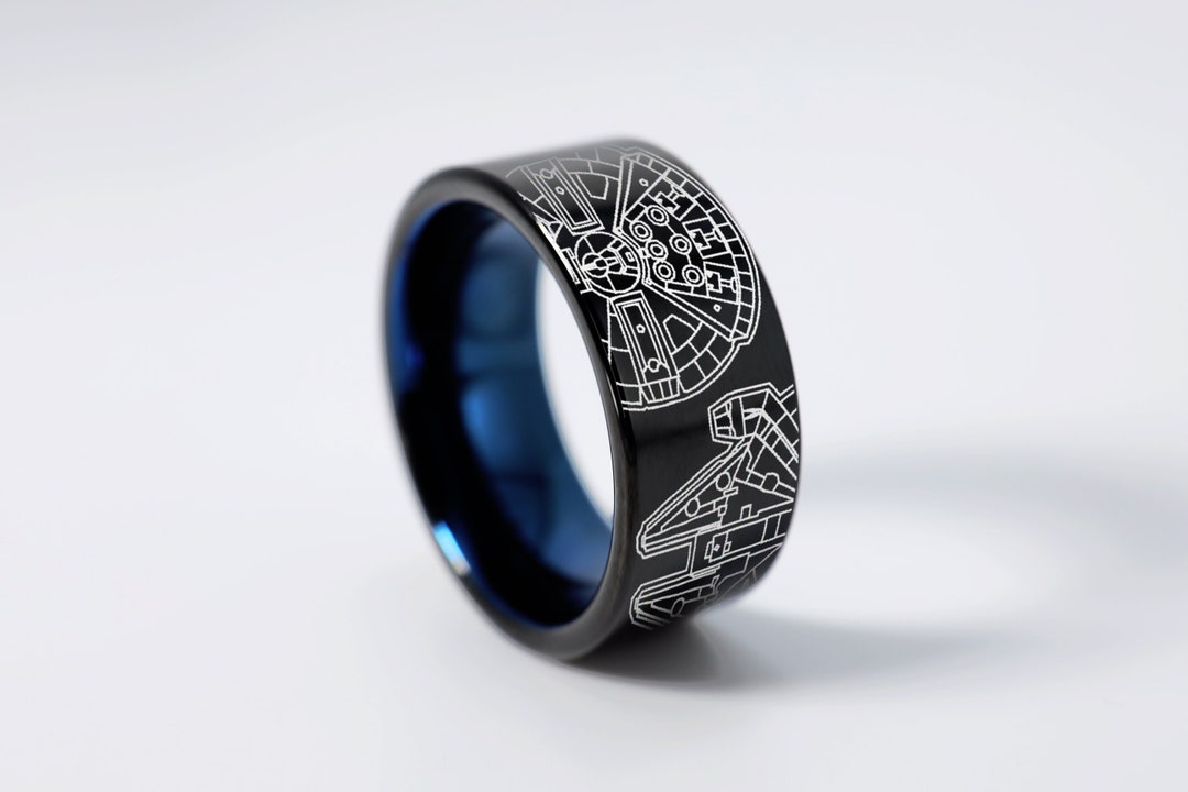 Star Wars Deathstar Wedding Band, Code of the Sith Aurebesh, Star Wars ...
