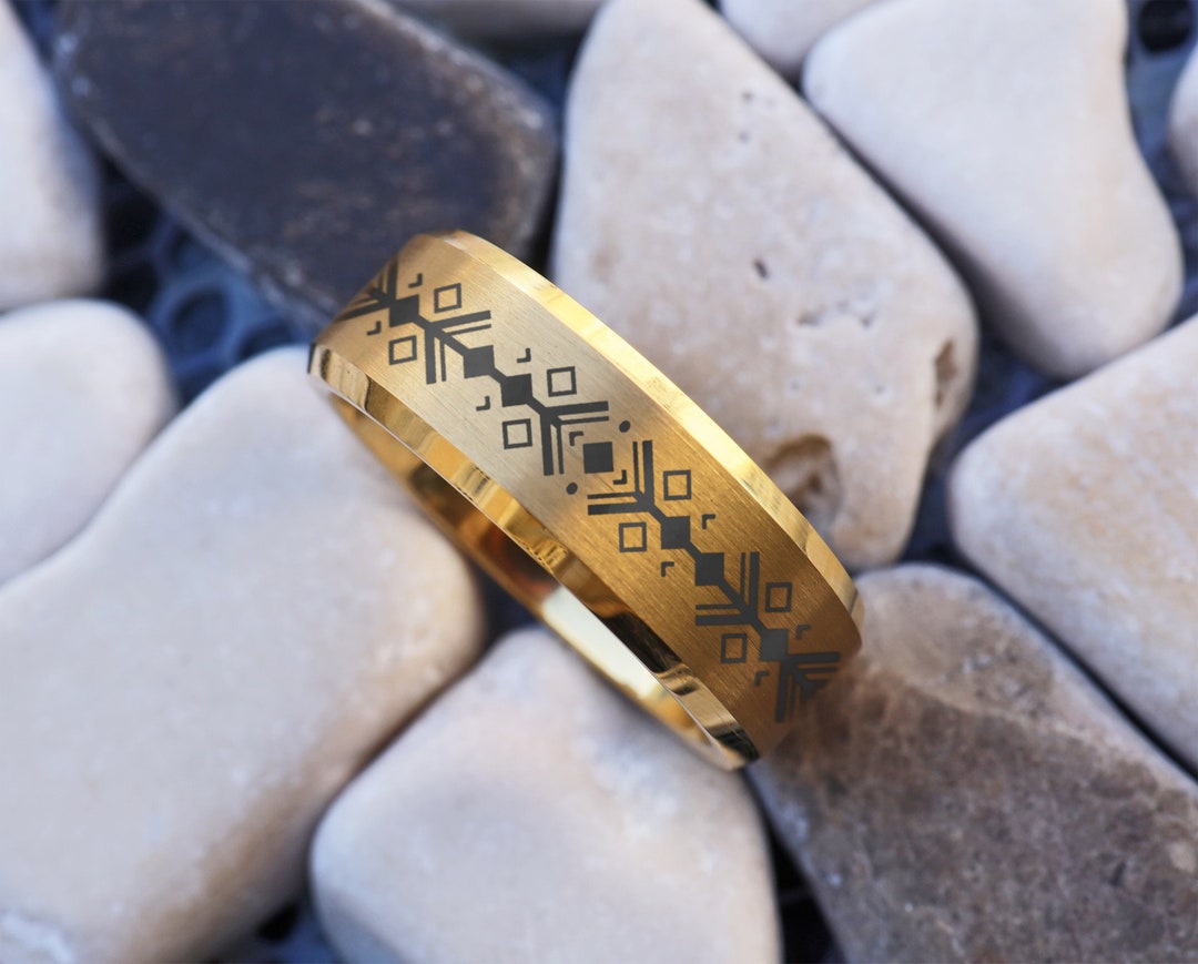 American Indian Ring, Native American Pattern Ring, Native American ...