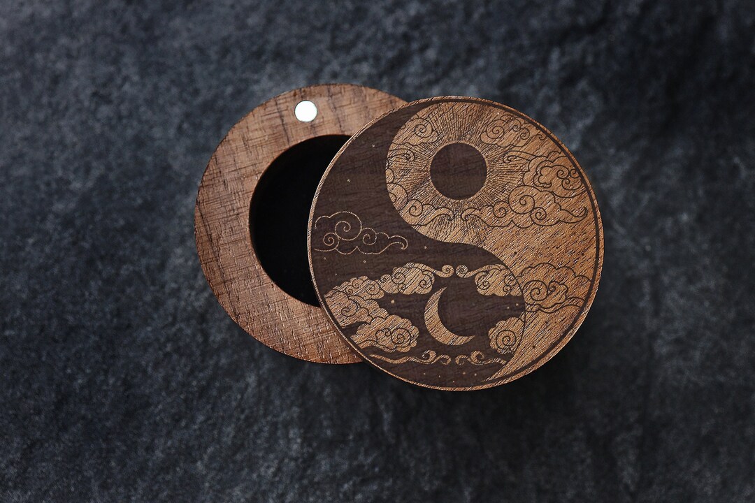 Sun Moon Ring Box, Sun and Moon Jewelry Box, Sun and Moon Proposal Box ...