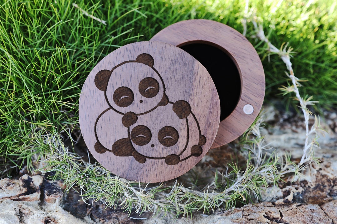 Panda Chibi Couple Ring Box Kawaii Panda Jewelry Box Cute - Etsy