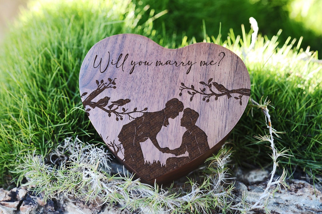 Will Your Marry Me? Proposal Ring Box, Marry Me Engagement Ring Box ...