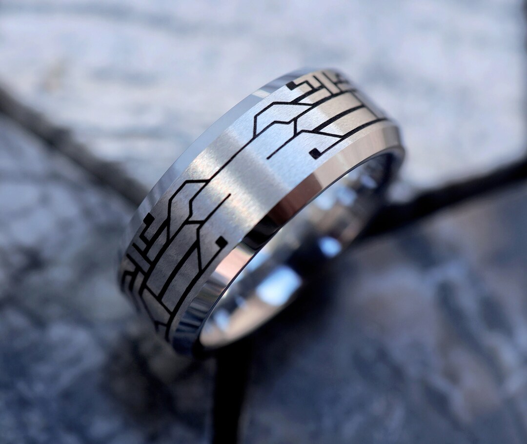 Circuit Board Ring, PC Board Wedding Band, Circuit Board Wedding Ring ...