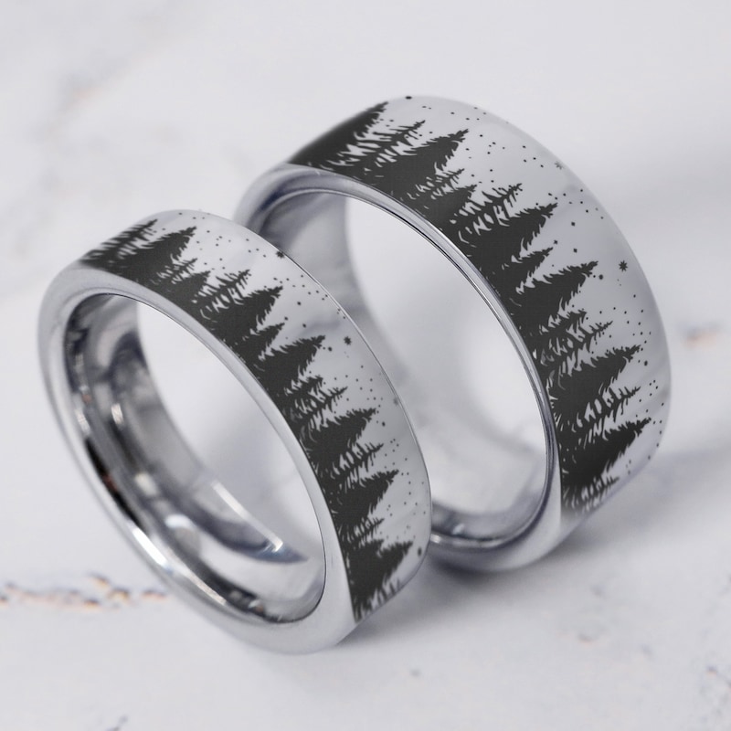 Tree Wedding Ring - Etsy