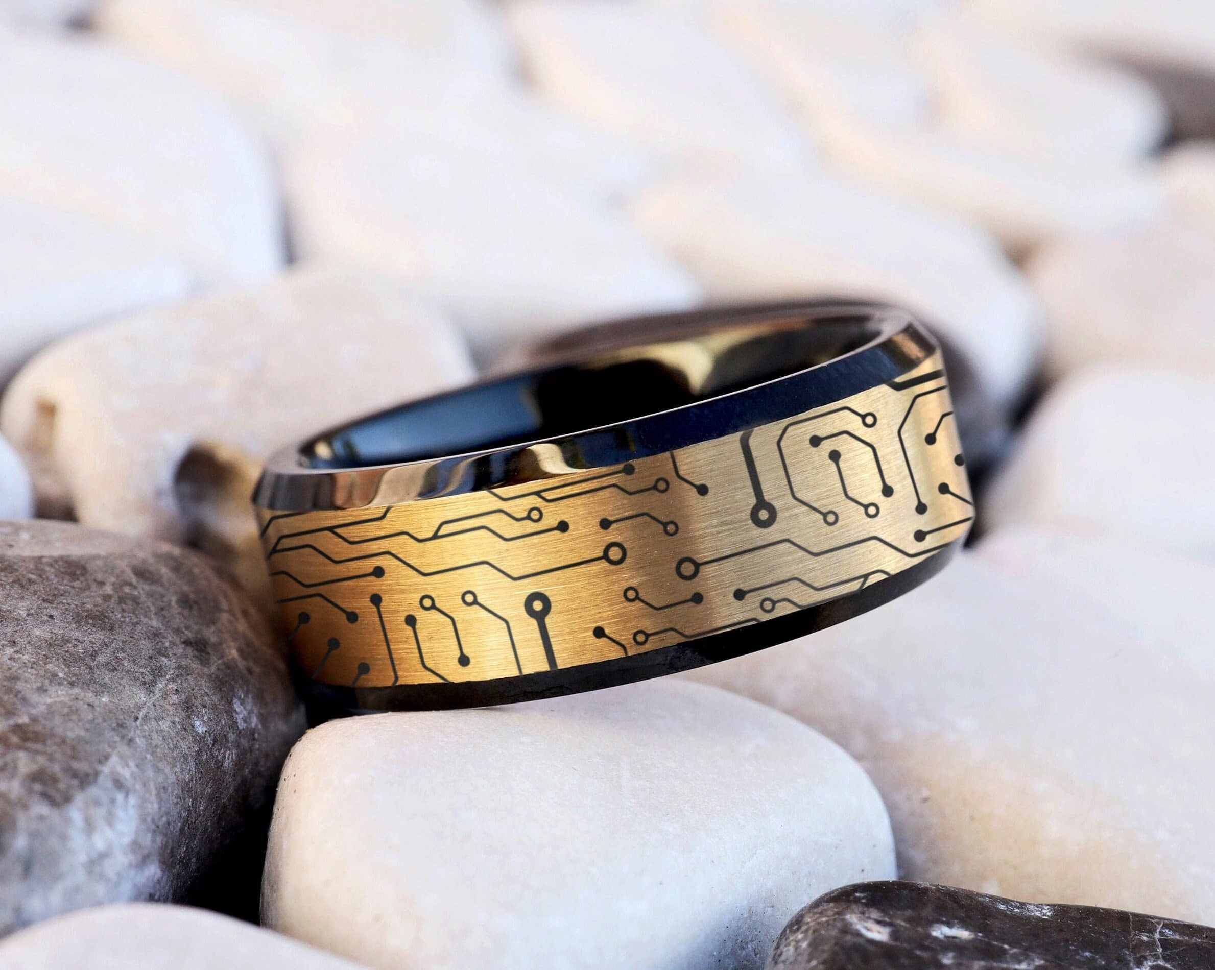 Circuit Board Ringcircuit Board Wedding Bandcircuit Board - Etsy