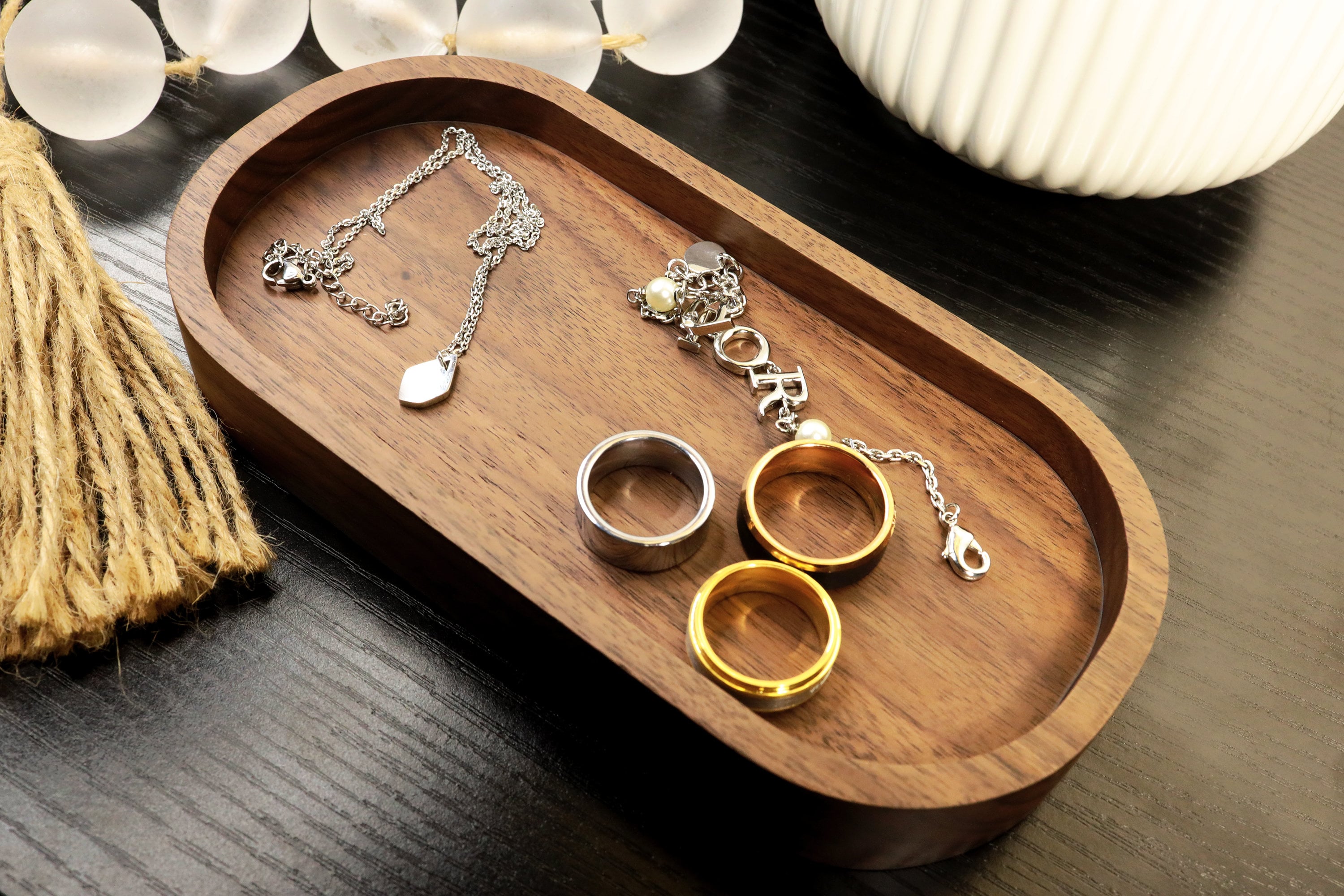 Happily Ever After Wedding Ring Dish, Proposal Jewelry Tray, Engagement ...