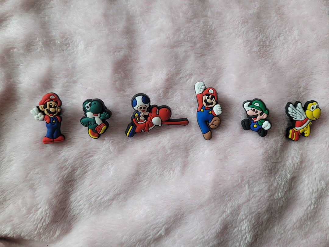 Mario and Friends Croc Charms-bundle of 6! - Etsy