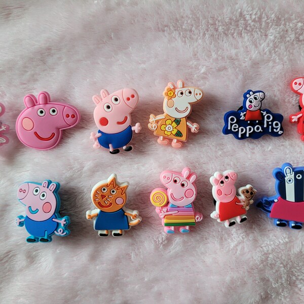 Peppa Pig Croc Charm - Etsy