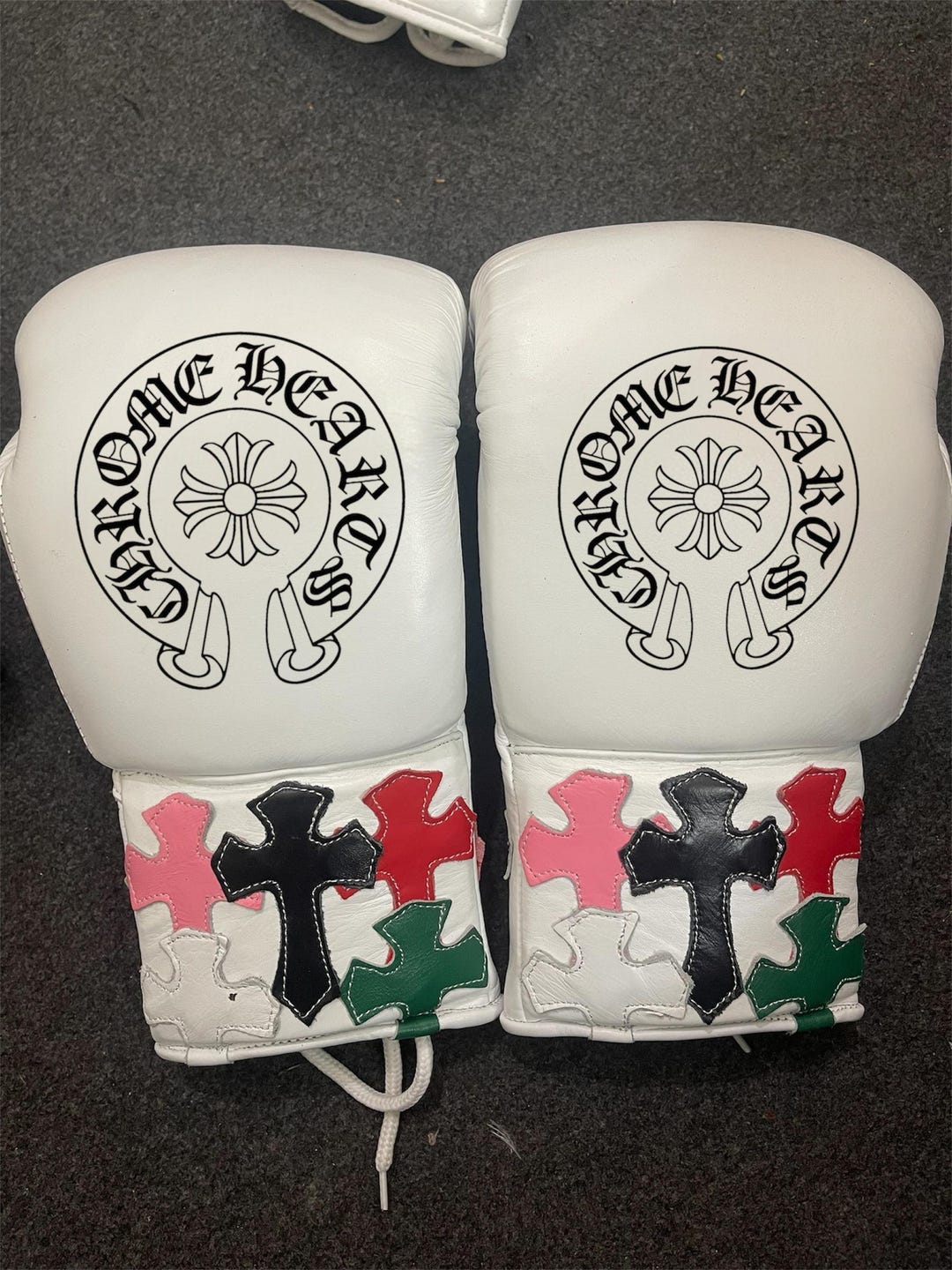 Chrome Hearts Boxing Gloves - Personalized Luxury Fight Gear - Pure Cowhide Leather - Etsy