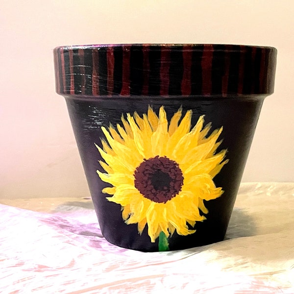 Painted Sunflowers - Etsy
