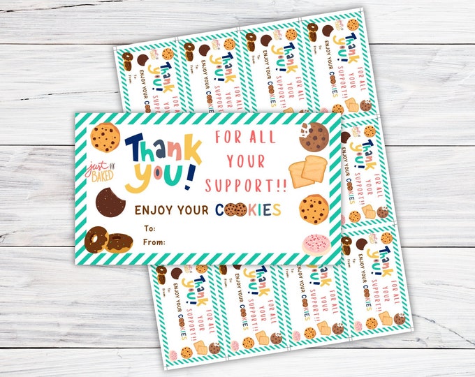 LBB Girl Scout Cookie Order Thank You Printable Little Brownie Cookies ...