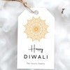 Happy Diwali Gift Tag Printable Diwali Tag Editable Deepawali Gift Tag ...