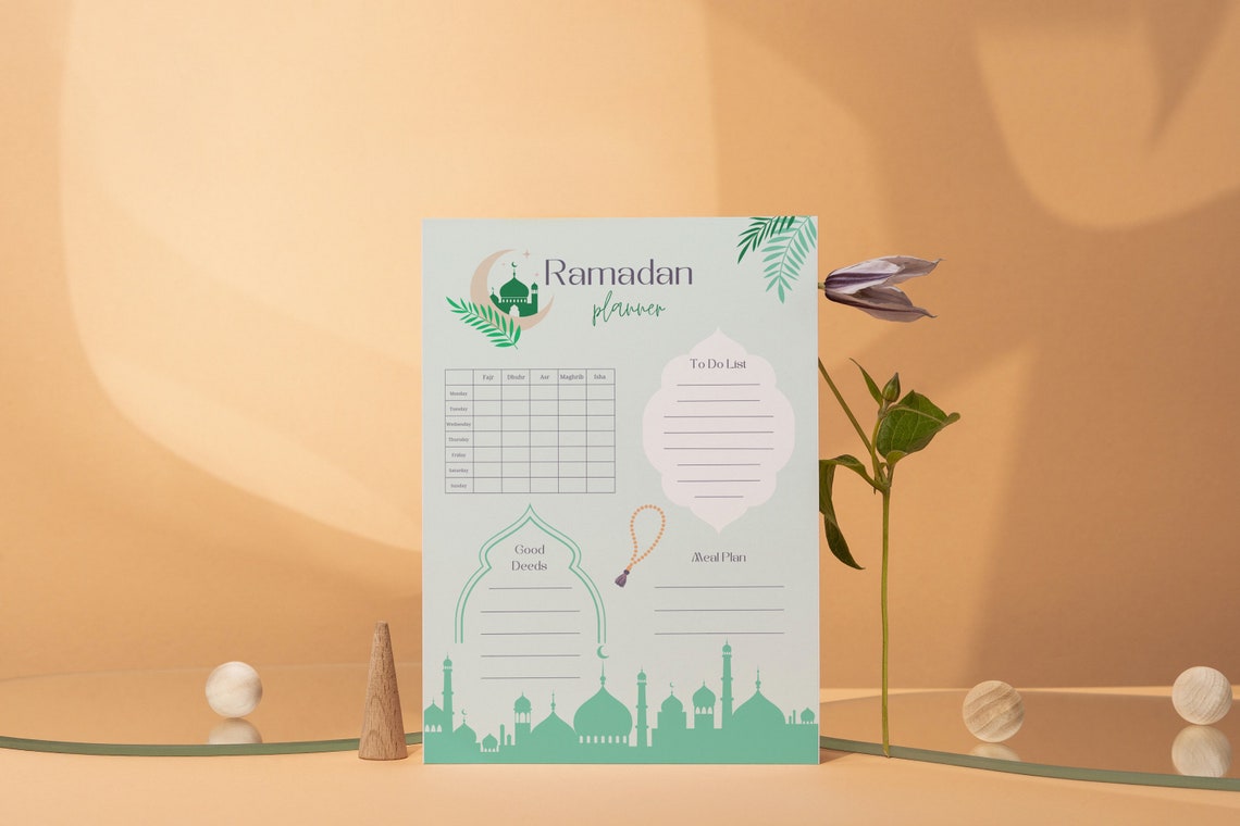 2024 Printable Ramadan Planner Islamic Daily Planner Printable Islamic ...
