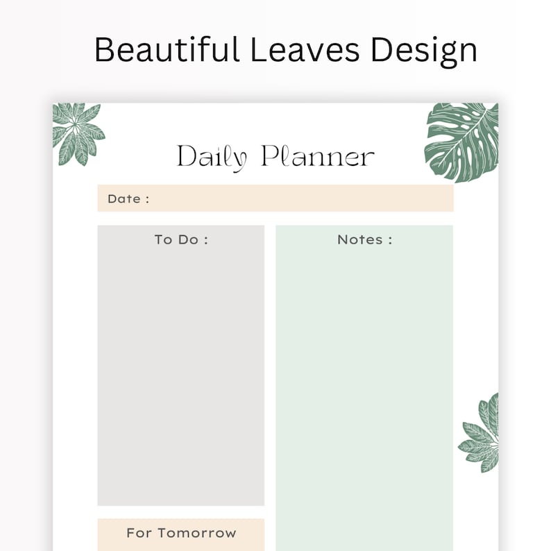 2023 Printable Daily Planner Printable Digital Planner Productivity ...