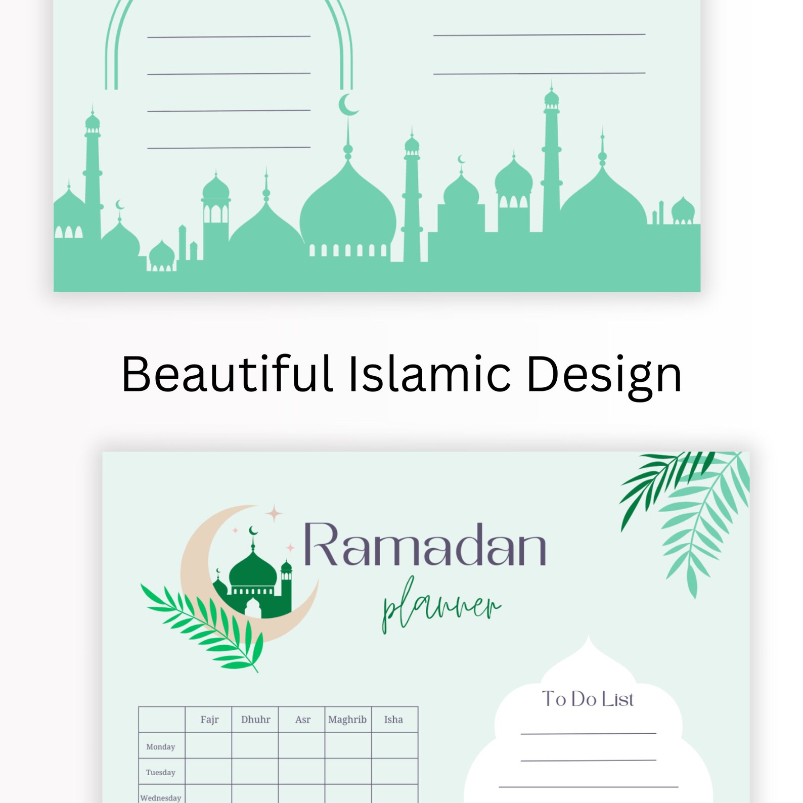 2024 Printable Ramadan Planner Islamic Daily Planner Printable Islamic ...