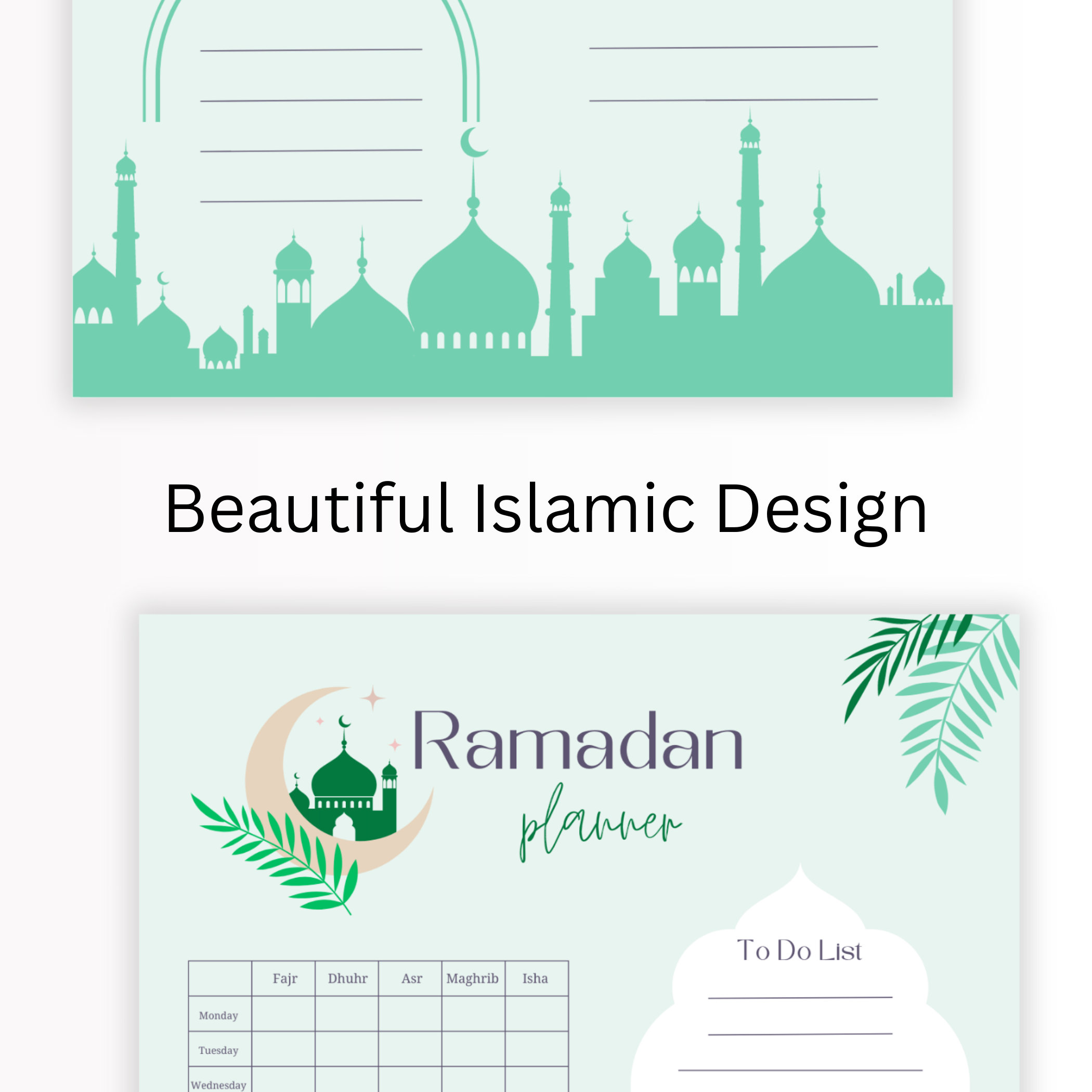 2024 Printable Ramadan Planner Islamic Daily Planner Printable Islamic ...