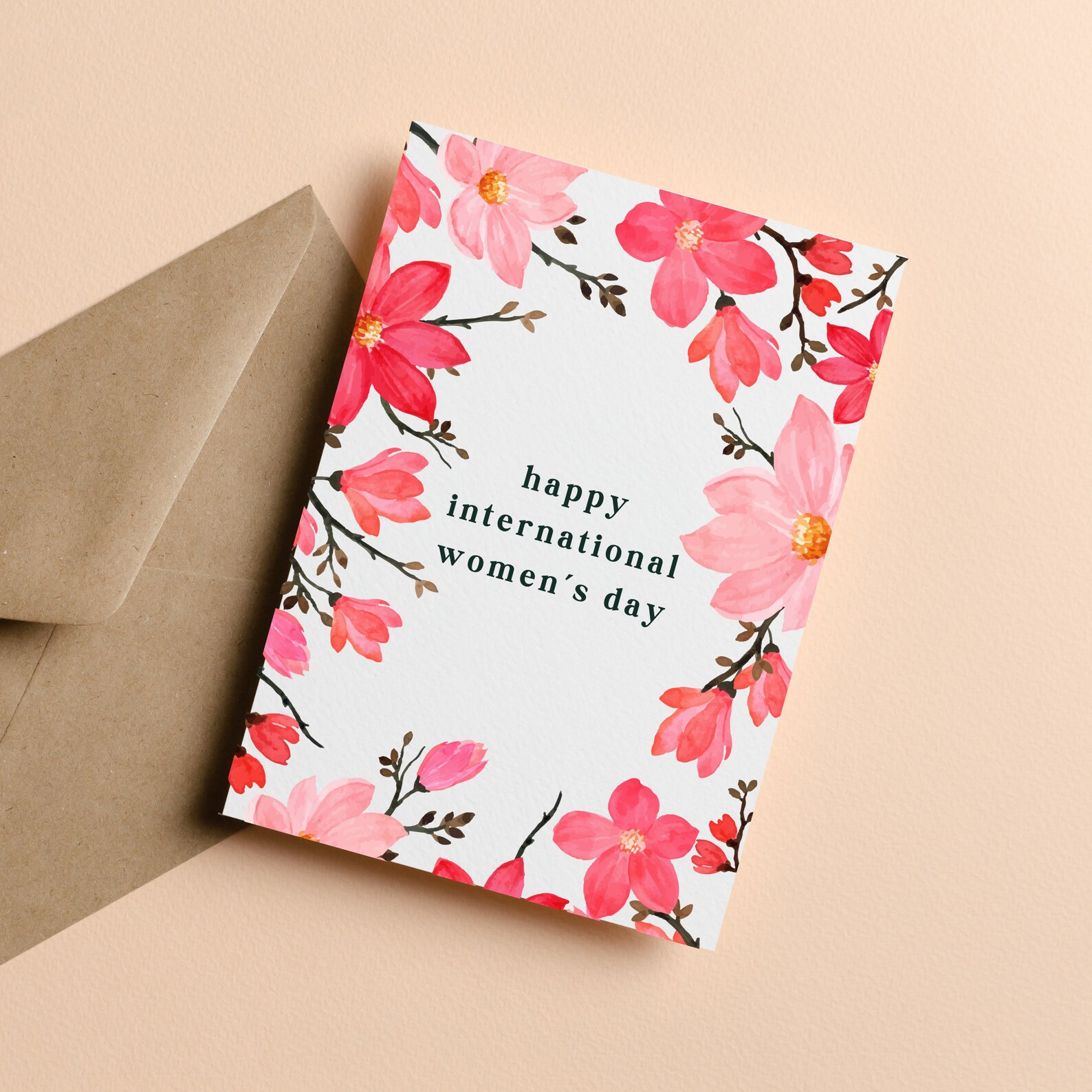 International Women Day Card for Strong Women Empowerment March 8 Girl ...