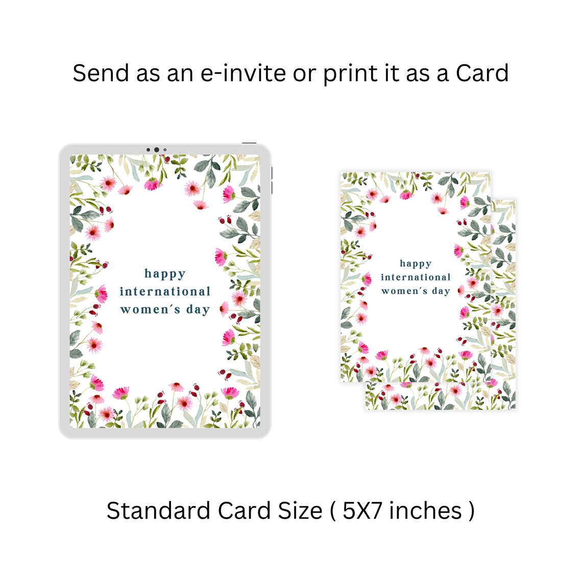 International Women's Day Card Divine Feminine Women Empowerment Card ...